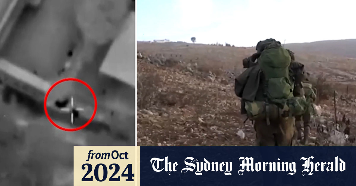 Video: Israeli Army releases footage of troops operating in Lebanon